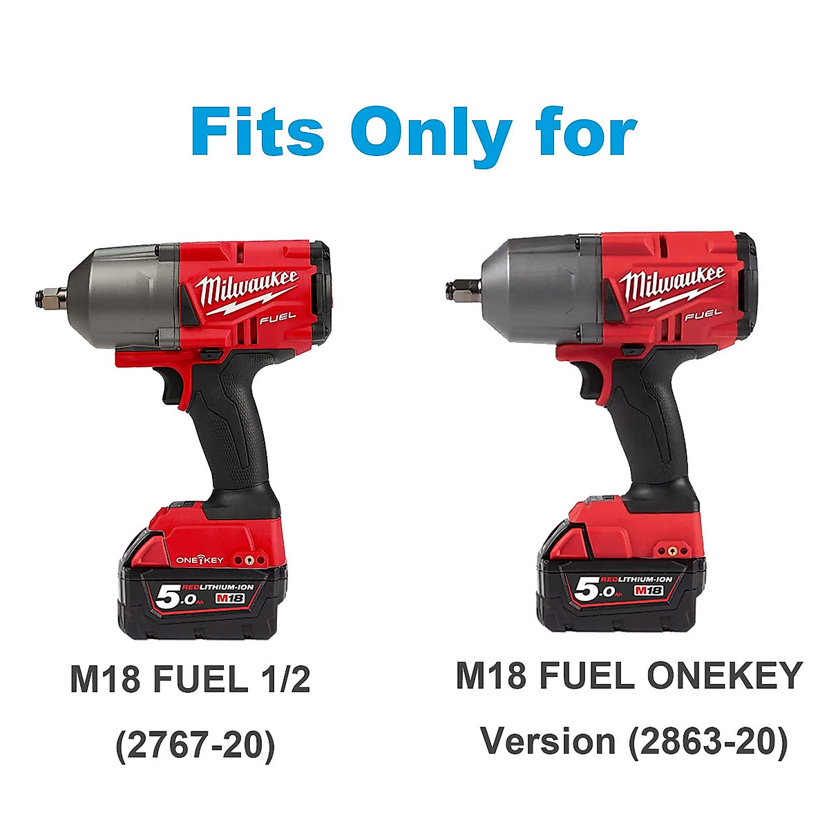 Healvaluefit 49-16-2767 High Torque Impact Cover Boot Fit for Milwaukee M18 Fuel 1/2 High Torque Impact Wrench (2767-20) & ONEKEY Version (2863-20)