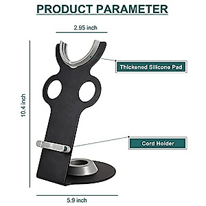 ONTOP Hair Dryer Stand for Dyson Supersonic Series Hair Dryer Holder Magnetic with Cord Holder Aluminum Alloy Stand Holder Hair Dryer Accessories for Storing Dyson Diffuser Nozzle Holder