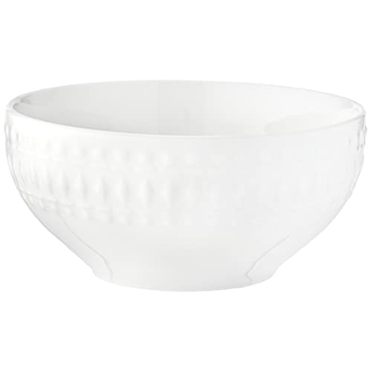 Elle Décor Amelie Round Dinnerware Set – 16-Piece Porcelain Dinner Set w/ 4 Dinner Plate, 4 Salad Plates, 4 Bowls & 4 Mugs – Unique Gift Idea Any Special Occasion or Birthday