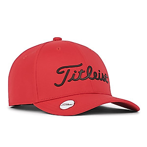 Titleist Junior Performance Ball Marker Hat, Red/Black