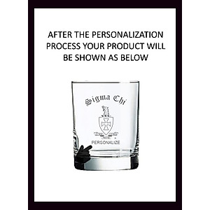 Greekgear Sigma Chi Old Style Glass Transparent