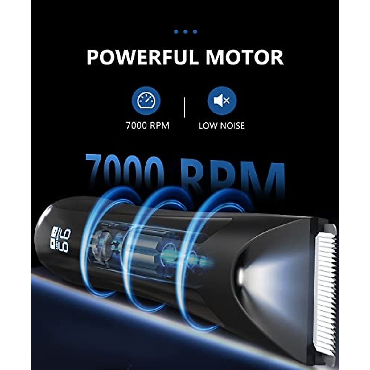 ROMISA Electric Groin Body Hair Trimmer Ball Trimmer for Men USB Recharge Dock Cordless Use Fully Waterproof Replaceable Ceramic Blade Pubic Hair Trimmer Body Groomer Kit for Men