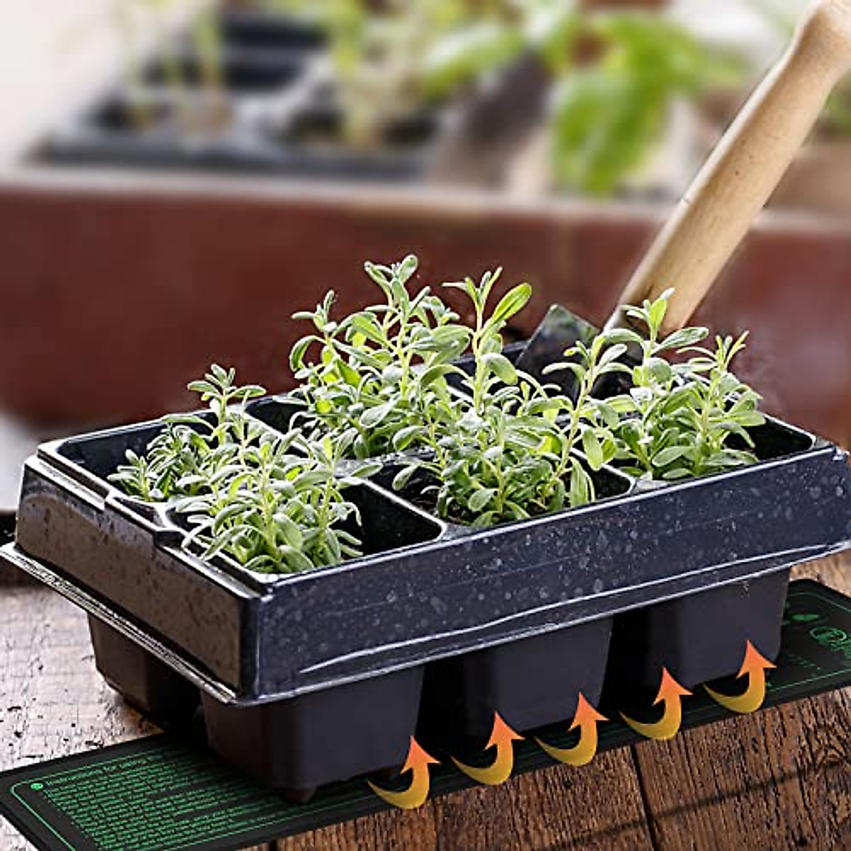 Seedling Heat Mat for Seed Starting, 3" x 20.75" Waterproof Heating Pad for Indoor Plants Germination Hydroponic, Beer Brewing Fermentation