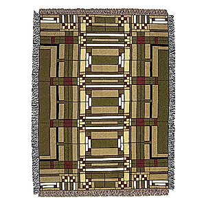 Frank Lloyd Wright Oak Park Skylight Tapestry Throw Blanket