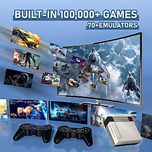 Retro Game Console Retroplay - Super Console Cube X3 100,000+ Video Games,Emulator Console Compatible 70+ Emulators,Emuelec4.5/Android9.0/CoreE 3-in-1, 4K UHD Support,Plug-and-Play Video Game Console