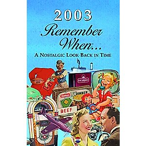 2003 REMEMBER WHEN CELEBRATION KardLet: Birthdays, Anniversaries, Reunions, Homecomings, Client & Corporate Gifts