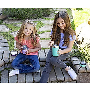 MIRA Child Lunch Bundle with 13.5oz Insulated Food Jar (Teal) and 12oz Insulated Cola Shaped Bottle (Teal)