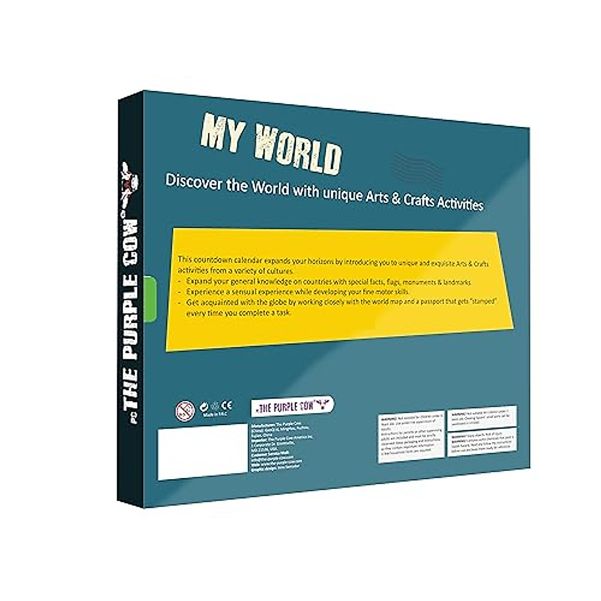 My World Advent Calendar 2024 - visit 24 countries, explore different cultures, create original Arts & Crafts from each country! Ages 9+