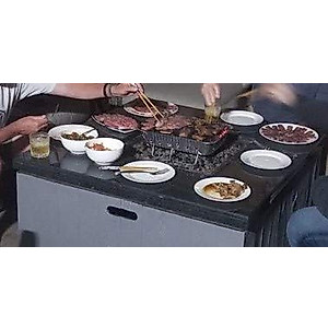 CHARBOX, Fun Pack (1-4 People) Disposable BBQ Charcoal Grill/Portable/Ready to Use/Lasts 3 Hrs!!/Recyclable/Barbecue Grill/Eco Friendly - Great for Camping,Tailgate & Backyard Parties!!!