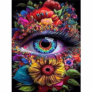 GemZono Diamond Painting Kits for Adults,Diamond Painting Kits, 5D Eyes Diamond Art Kits for Adults&Kids Beginner Gem Art Full Drill Diamond Dots Diamond Art for Adults Home Wall Decor Gifts 12x16inch