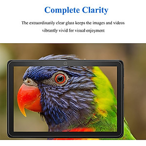 KXOYJAD Screen Protector for Fire HD 10 Tablet (2023/2021,13th/11th Generation) and Fire HD 10 Kids Pro, Tempered Glass Film(2 Pack)