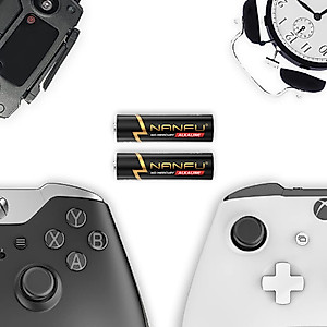 NANFU High Performance AAA Alkaline Batteries 48 Count Long Lasting for Household Devices…