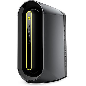 Alienware Aurora R10 Gaming Desktop - AMD Ryzen 7 5800, 16GB DDR4 RAM, 1TB SSD, NVIDIA GeForce RTX 3080 LHR, Liquid Cooled, VR Ready, Killer WiFi 6, Bluetooth 5.0, USB-C, Windows 11 Home - Black