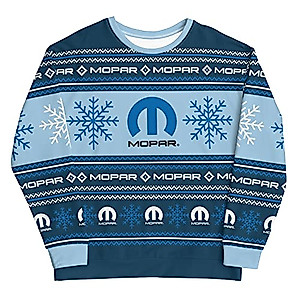 Mopar Logo Holiday Unisex Crew Neck Sweatshirt