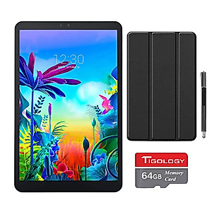 LG G Pad 5 10.1-inch 4GB LTE Unlock Tablet, Qualcomm MSM8996 Snapdragon Processor, Bluetooth, 4GB RAM, 32GB Storage, Fingerprint, Android 9.0 with Accessories