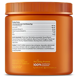 Zesty Paws Itch Relief for Dogs - for Itching Skin & Coat Health - Omega-3 Fish Oil with EPA & DHA - Dog Bites Supplement with Vitamin C & E for Antioxidant Support - Chicken Flavor - 90 Count