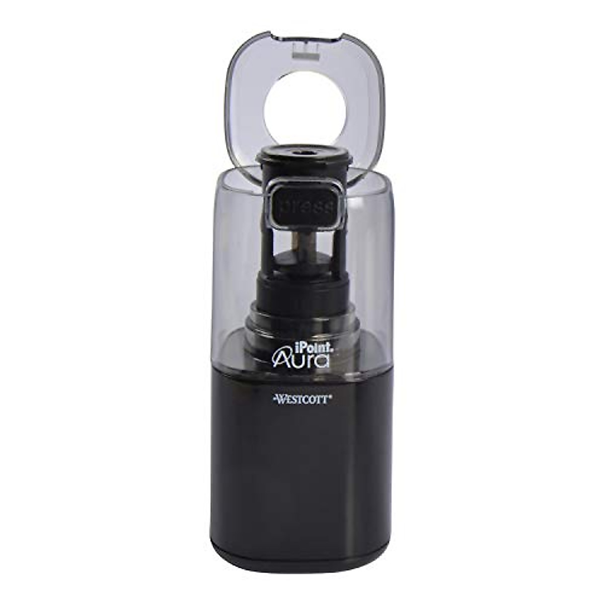 Westcott iPoint® Aura Electric Pencil Sharpener, Assorted Colors (17214)