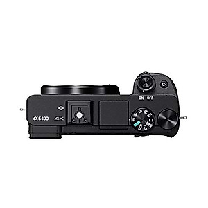 Sony Alpha a6400 Mirrorless Camera: Compact APS-C Interchangeable Lens Digital Camera with Real-Time Eye Auto Focus, 4K Video, Flip Screen & 16-50mm Lens - E Mount Compatible Cameras - ILCE-6400L/B
