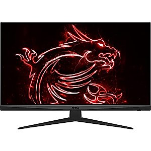 MSI G281UV, 28" Gaming Monitor, 3840 x 2160 (UHD), IPS, 1ms, 60Hz, FreeSync, HDR Ready, HDMI, Displayport, Tilt, Black