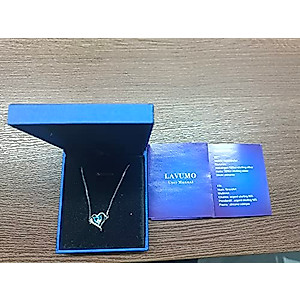 LAVUMO Infinity Love Heart Bracelets for Women Sterling Silver Charm Birthstone Bracelet Adjustable Anniversary Valentine's Day Birthday Jewelry Gifts for Women Girlfriend Wife Daughter Mom Her