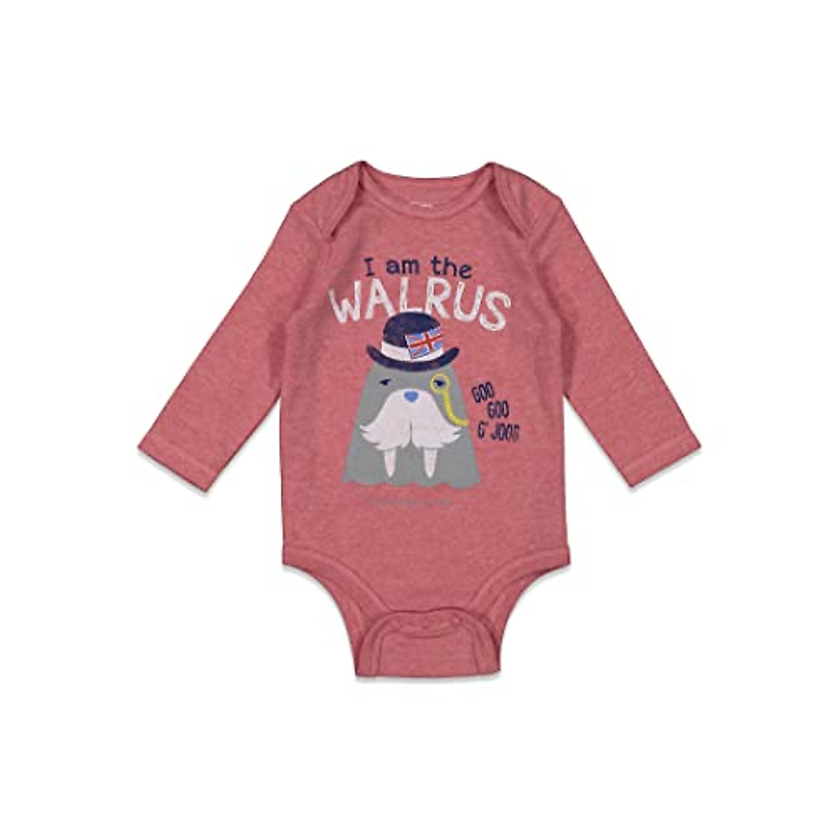 Lyrics by Lennon and McCartney Rock Band Baby Boys 5 Pack Long Sleeve Bodysuits 6-9 Months