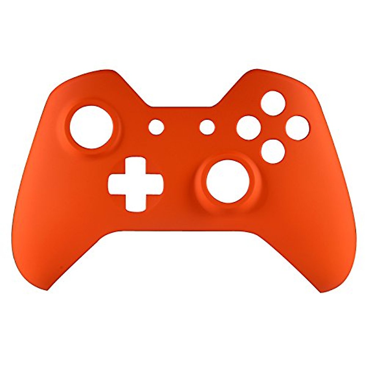 eXtremeRate Custom Design Unique Top Shell Case Front Housing Replacement Faceplate Kits for Xbox One Remote Controller Cover (Soft Touch Orange)
