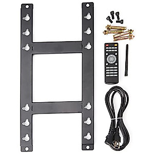 Displays2go 32" Wall Mounted Digital Signage Mirror with Motion Sensor, Android 7.1 - Silver (DGMM32)