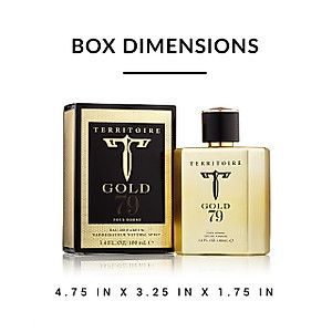 Territoire Eau De Parfum, Men's Cologne (Gold 79)