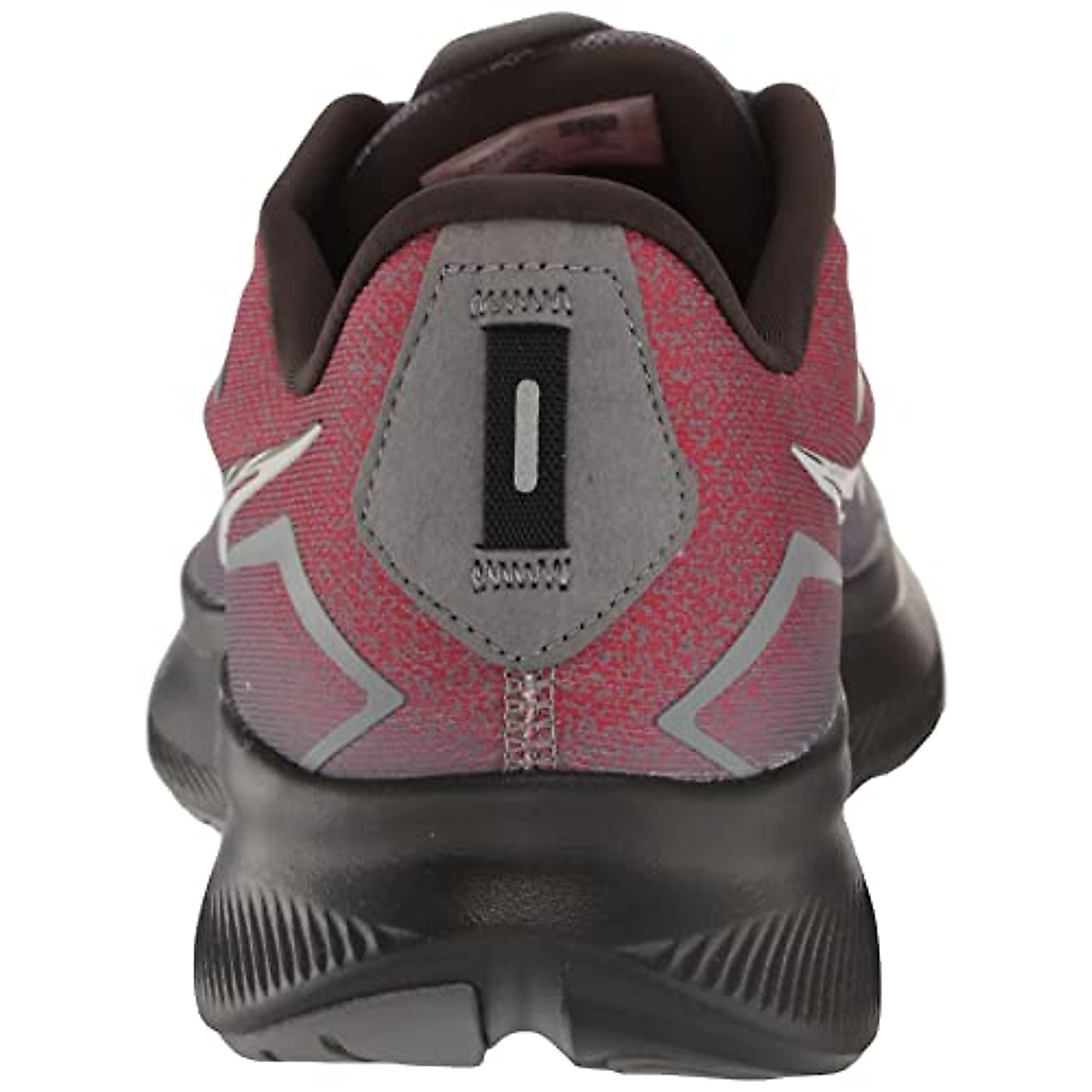 Saucony Men's Ride 15 Running Shoe, Charcoal/RED, 12.5