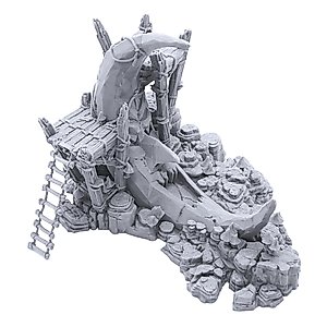 Moon Shrine - DND Terrain Compatible with Dungeons and Dragons, 28mm Miniature Wargaming, Tabletop RPGs, Wargame Scenery