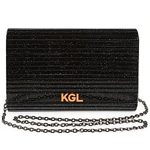 Kurt Geiger London Party Envelope Crystals Black One Size