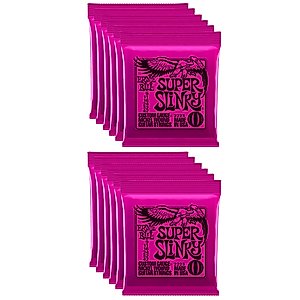 Ernie Ball 2223 Super Slinky 9-42 (12 Pack Bundle)