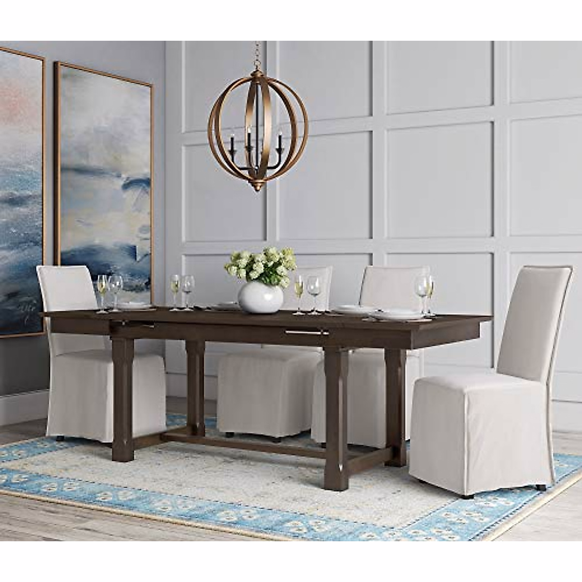 ClickDecor Grayson Dining Chair, Ivory