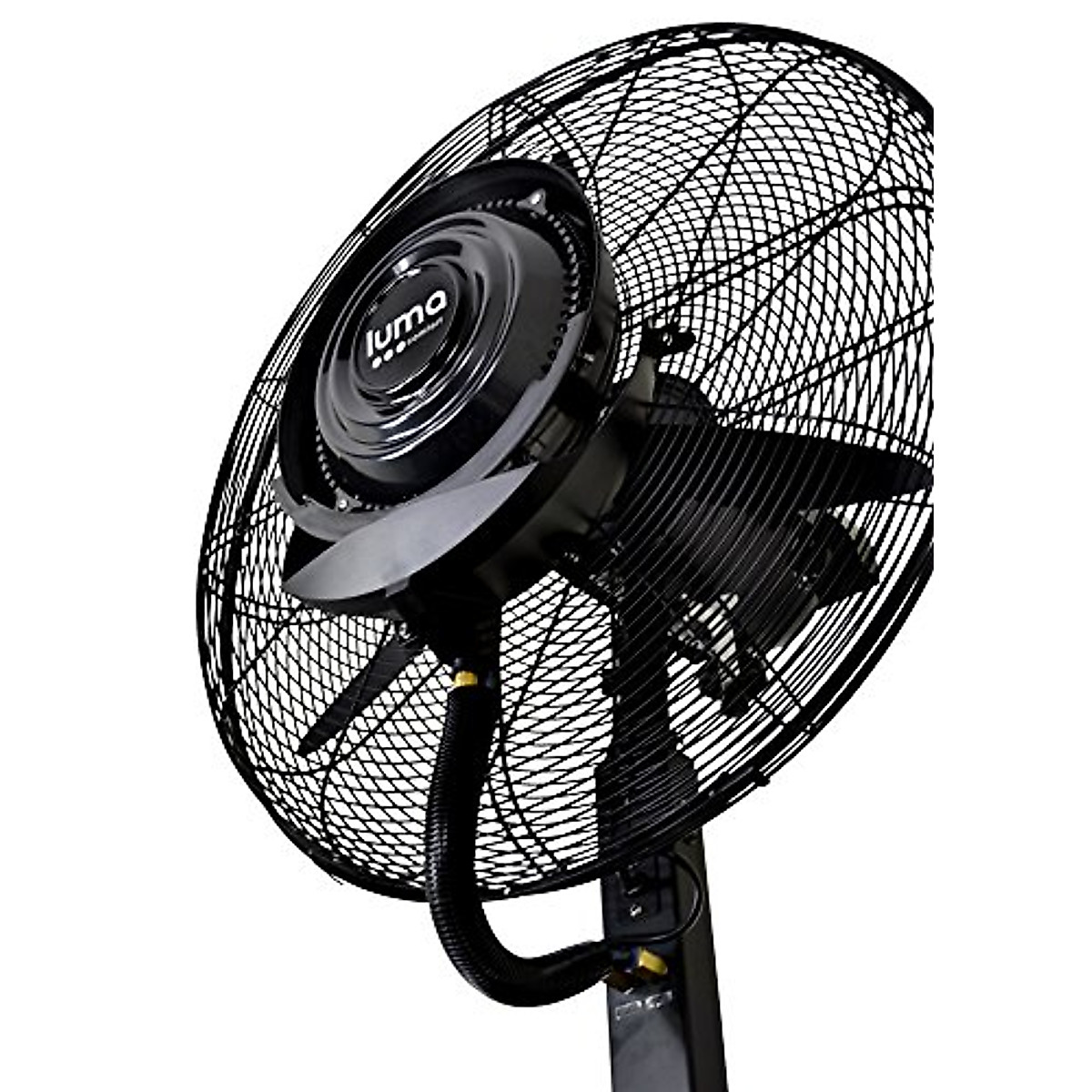 Luma Comfort MF26B High Power Misting Fan – All Metal 26” with 1000 Sq Ft Cooling & 5 Gal Tank