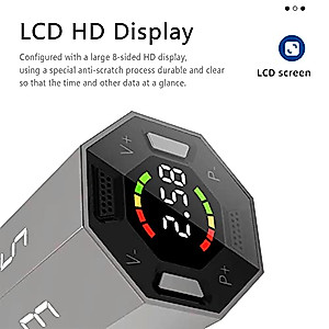 Digital Kitchen Timer, Desk Timer Cube,desktop timer,5 Volume Levels, Visual Timers LCD Display Magnetic Countdown Countup Timer for Kitchen, Homework, Exercise, Game, Baking, Meditation, USB Charging