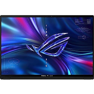 ASUS ROG Flow X16 Gaming 2-in-1 Laptop 16" QHD+ 165Hz Touchscreen (100% DCI-P3) AMD 8-Core Ryzen 9 6900HS (>i7-11370H) 64GB RAM 2TB SSD GeForce RTX 3060 6GB Graphic USB-C Backlit Win11 + HDMI Cable