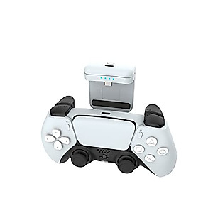 Rii Rechargeable Battery Pack 2000mAh with LED Indicator Play and Charge Kit with USB Type-C Charging Cable for Playstation 5 PS5 DualSense Controller