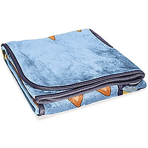 Jay Franco Bluey Again Throw Blanket - Measures 46 x 60 inches, Kids Bedding - Fade Resistant Super Soft Fleece (Official Bluey Product)