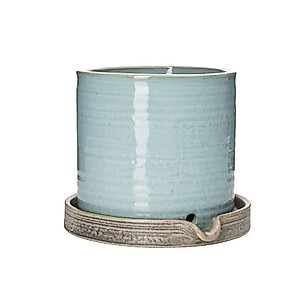 Utensil Drying Rack - Sink Cutlery Drainer & Drying Holder, 6x5x5", Modern Kitchen Countertop Cooking Utensils Organizer Drain Lets Out Liquids - Minimalist Design, Also Use For Bathroom Toothbrushes