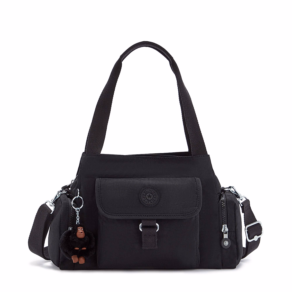 Kipling Felix Large Handbag Black Tonal