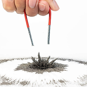 SPACECARE Magnetic Iron Powder Filings for Magnet Education and School Projects, 2 Storages Jar (12 Ounces X 2) with Shaker Lids, 2 Pack