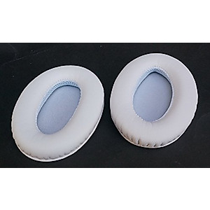 Ear Pad Earpads Leather Cushion Repair Parts for Philips TR55LX Headphones(earmuffes) Headset (White)