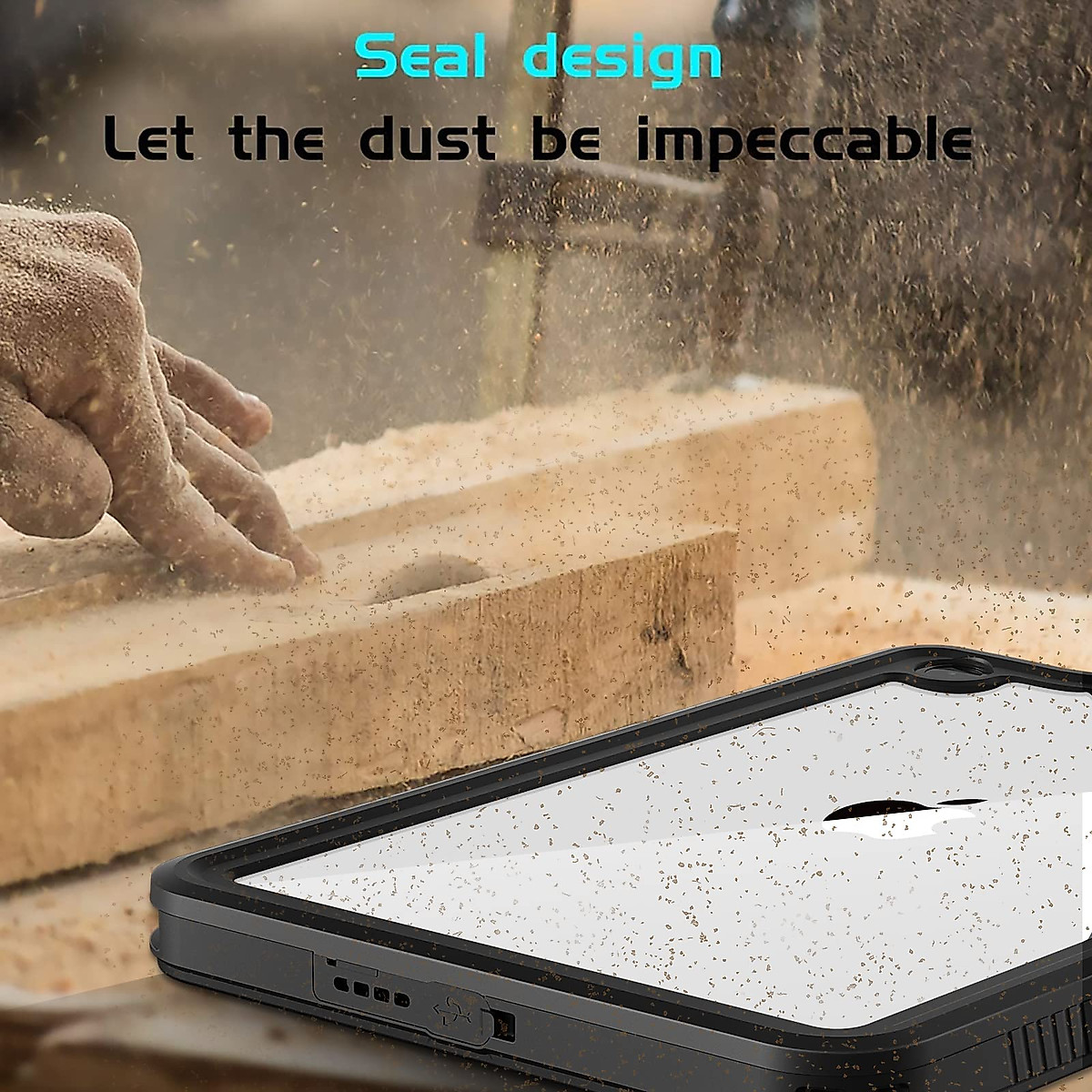 AICase iPad Mini 7 A17 Pro 2024 iPad Mini 6 2021 (6th Generation) 8.3 Inch Waterproof,Dustproof, Shockproof Case Cover with 360 Full-Body Protection with Lanyard for iPad Mini 8.3" 7th/6th Gen