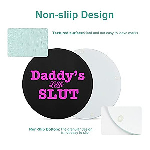 Daddy's Little Slut Cutting Board Tempered Glass Chopping Board for Kitchen Hotel
