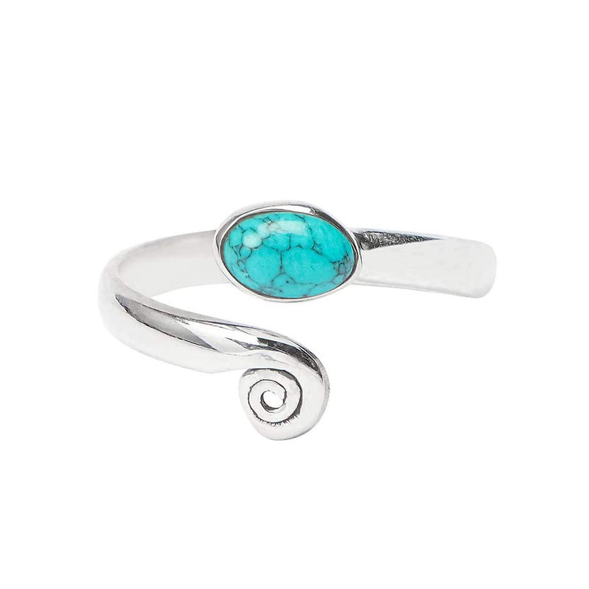 Tibetan Turquoise Stone Toe ring 925 Sterling Silver Girls Toe ring Midi Ring Women Body Jewellery Adjustable Toe Ring Handmade Toe ring gemstone toe rings