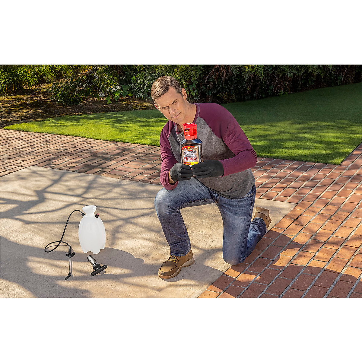 Spectracide Weed and Grass Killer with Extended Control Concentrate, 32 Ounces, with Accumeasure System