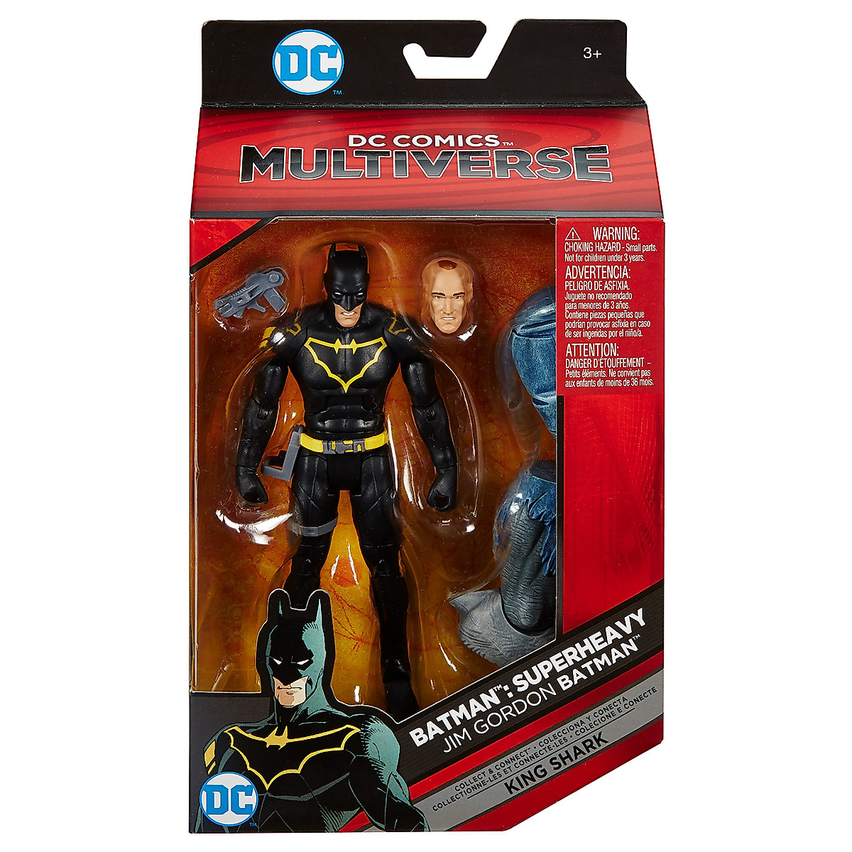 Mattel DC Comics Multiverse Jim Gordon Batman Figure, 6"