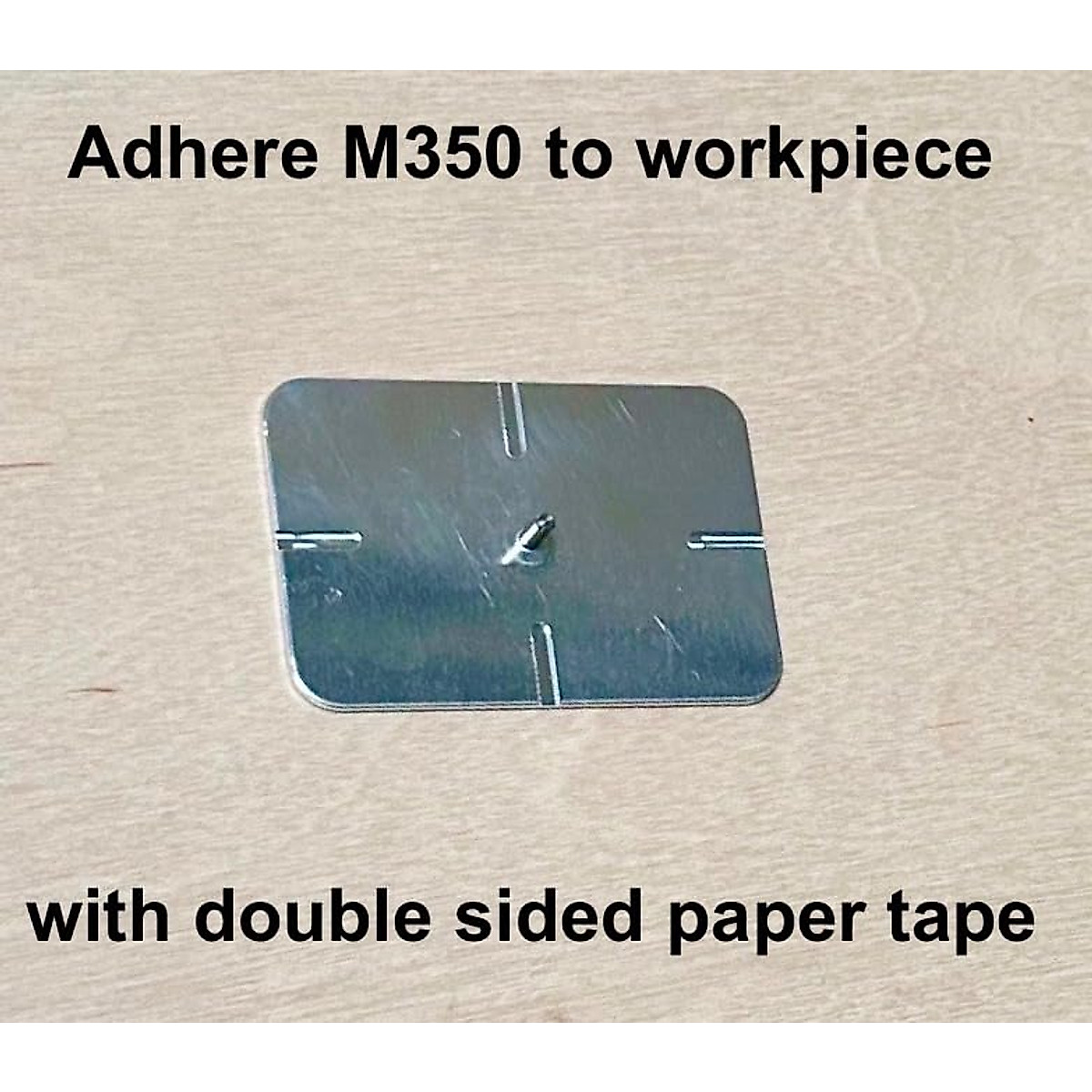 Jasper M350 Blemish Free Pivot Plate for Cutting Tabletops & Decorative Discs with all Jasper Circle Cutting Jig Guide Kits