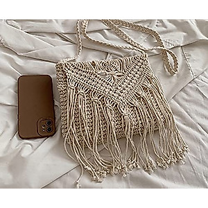 Crossbody Bag for Women Cute Hobo Bag Satchel Bag Summer Bag Knit Bag Beach Bag Purse Tote Handbags for Women 2023