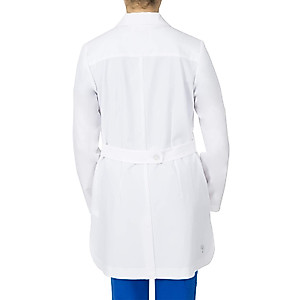 Healing Hands Lab Coat Women 4 Pocket Mid Length 5101 Fiona Womens Lab Coat The White Coat Modernist Collection White S